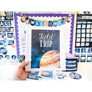 Space Classroom Decor Bundle | Classroom Bulletin Board Display Posters ...