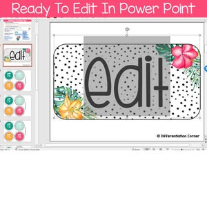 Positive Affirmation Station Cards Display Tropical Classroom Decor ...