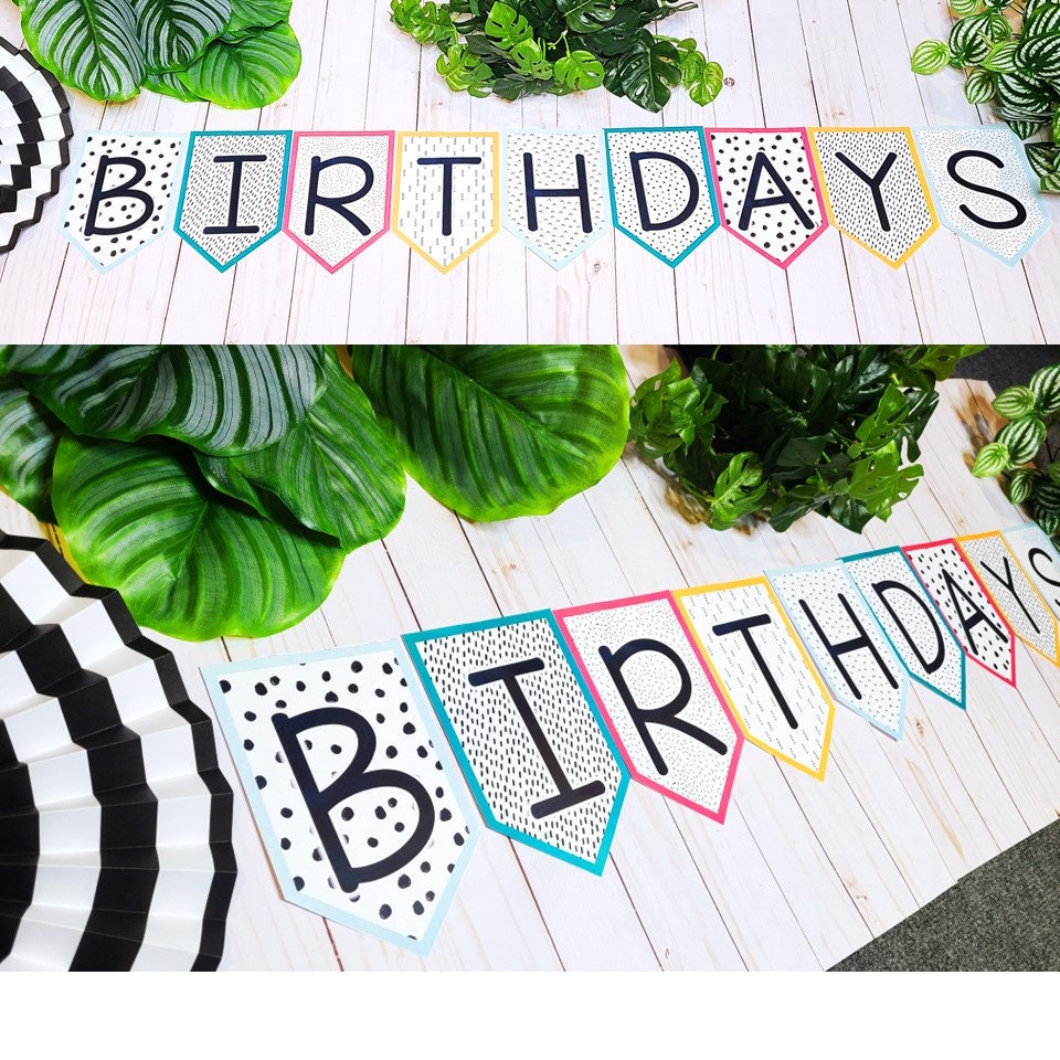 Tropical Classroom Birthday Display Tropical Classroom Decor Classroom ...