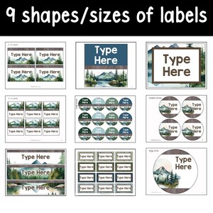 Editable Nature Classroom Labels Nature Classroom Decor Classroom ...