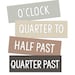 PRINTABLE Neutral Clock Label Numbers in 5 Minute Intervals | Neutral ...