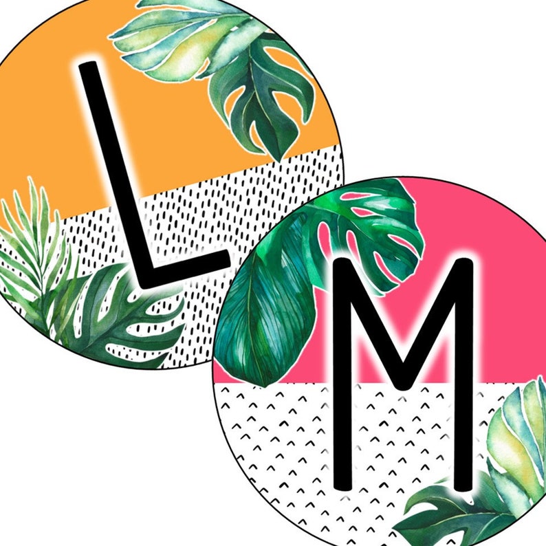 PRINTABLE Welcome Banner Tropical Classroom Decor Tropical Welcome ...