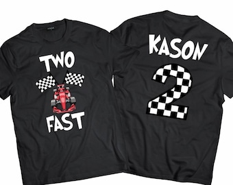 Two Fast Birthday Shirt | Etsy