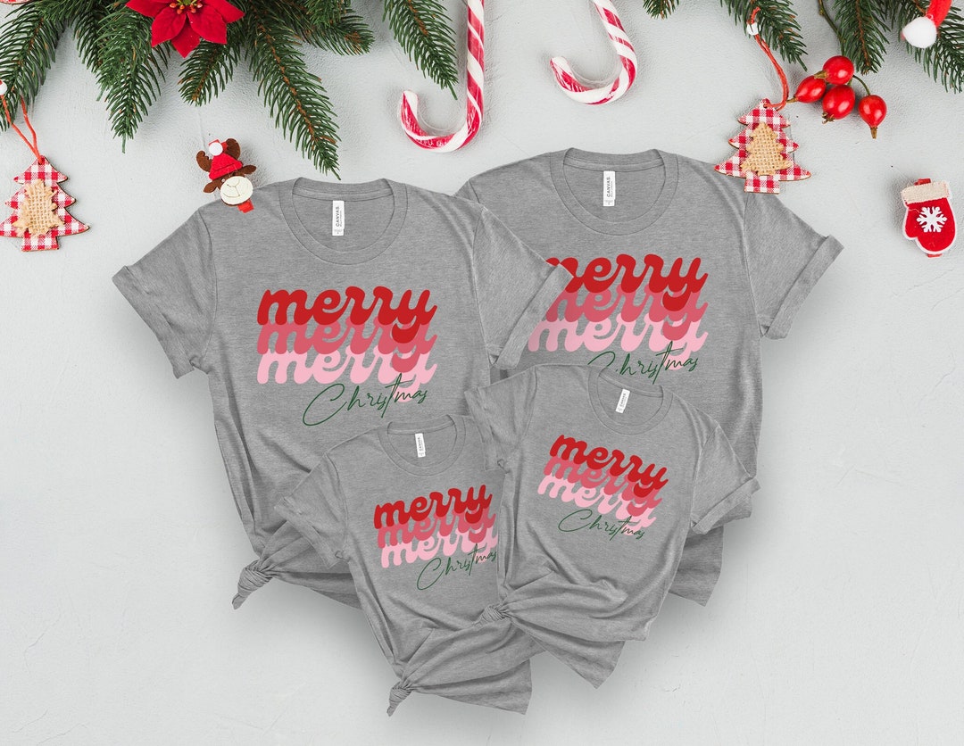 Merry Christmas Shirt, Christmas Matching Shirt, Family Outfits ...