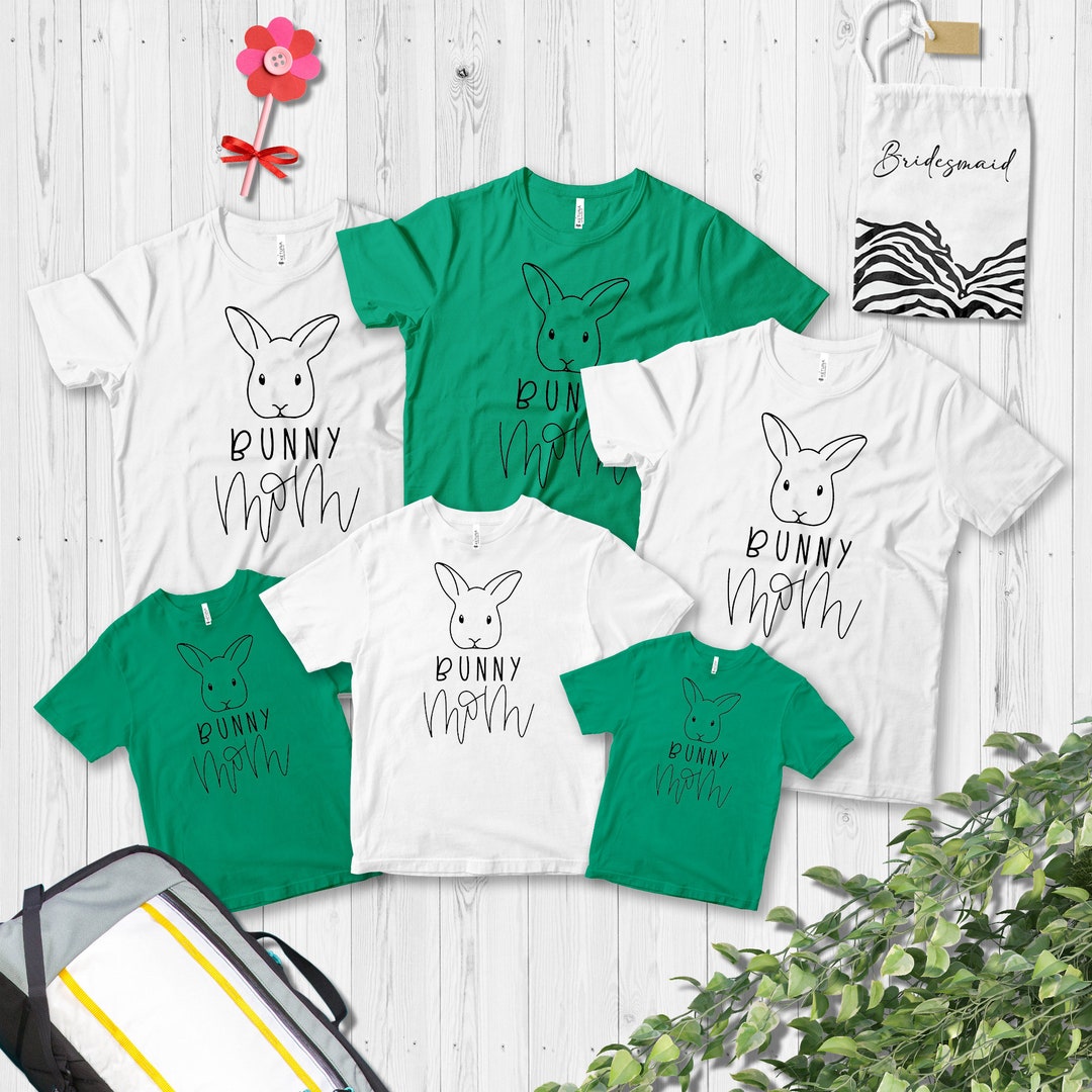 Bunny Mom Shirt, Bunny Mother Shirt, Rabbit Lover Gift, Rabbit Gift ...