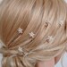 Star Hair Pins, Star Hair Accessories, Star Hair Clip, Pearl Star Hair ...