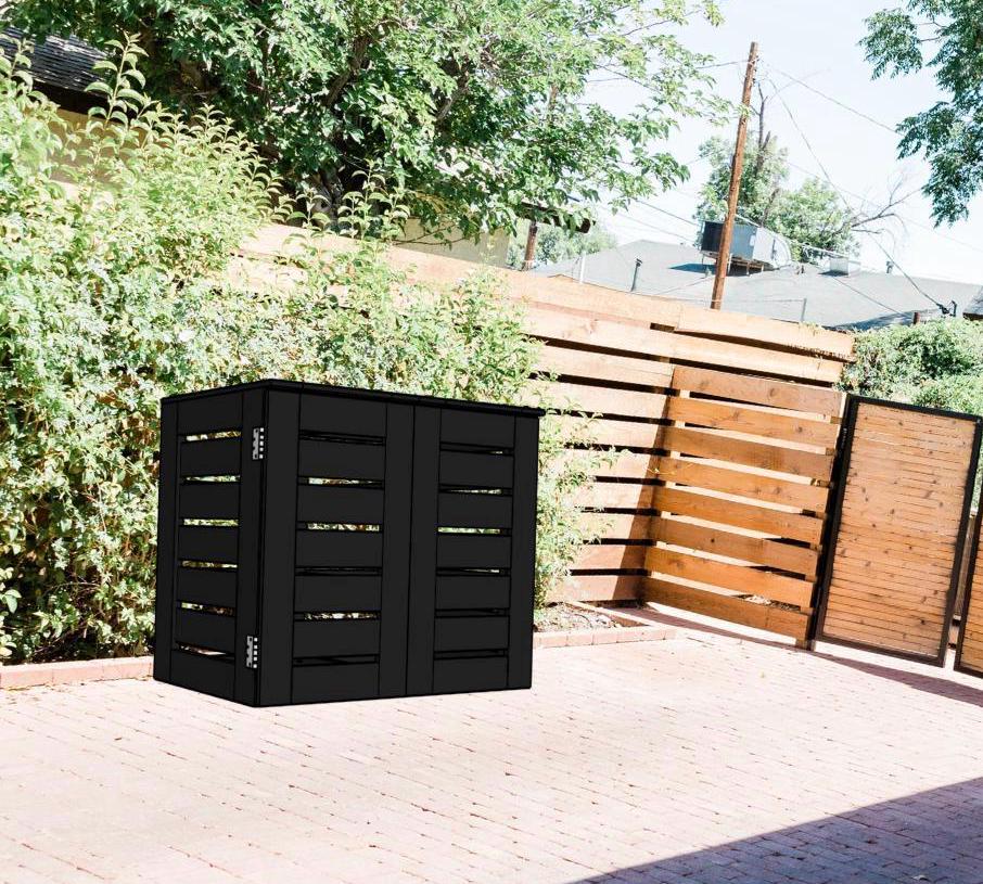 DIY Garbage Bin Storage Enclosure - Recycling - Compost - Step by Step ...