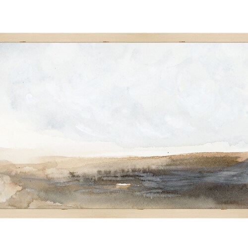 Rust Landscape Art Print Watercolor. Printed and Shipped - Etsy