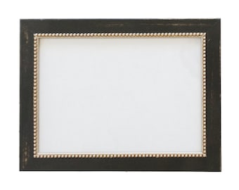 Black Silver Picture Frame - Etsy