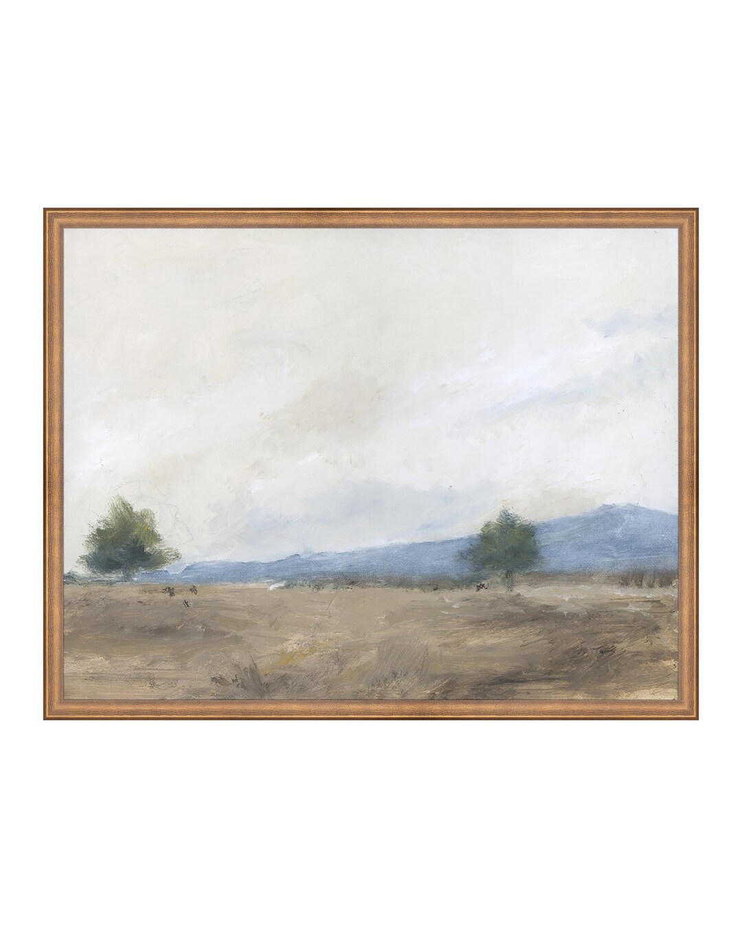 FRAMED. California Ranch. Oil Painting Landscape Framed. Countryside ...