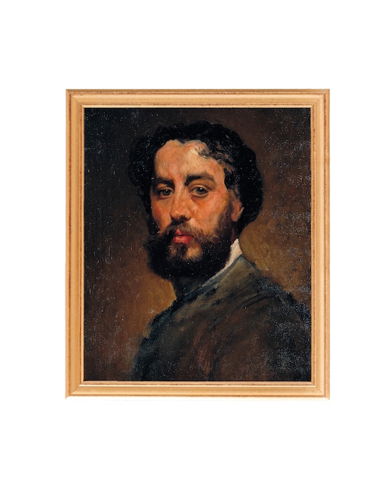 Portrait IV. Portrait Painting of a Man. Male Portrait Art. | Etsy