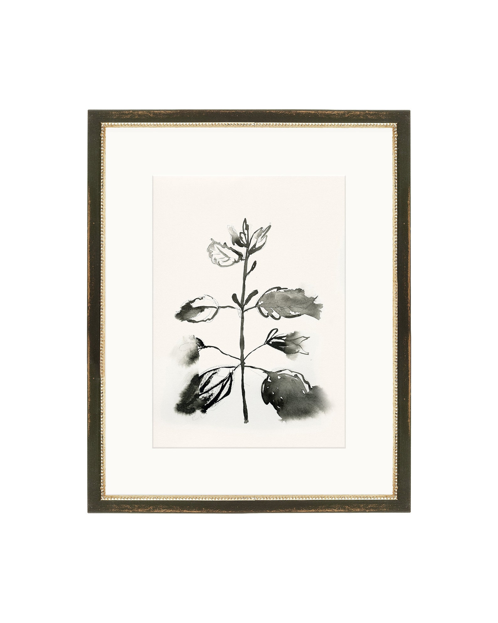 Flowing Leaves. Ink Botanicals. Ink Flower Drawing. Leaves | Etsy