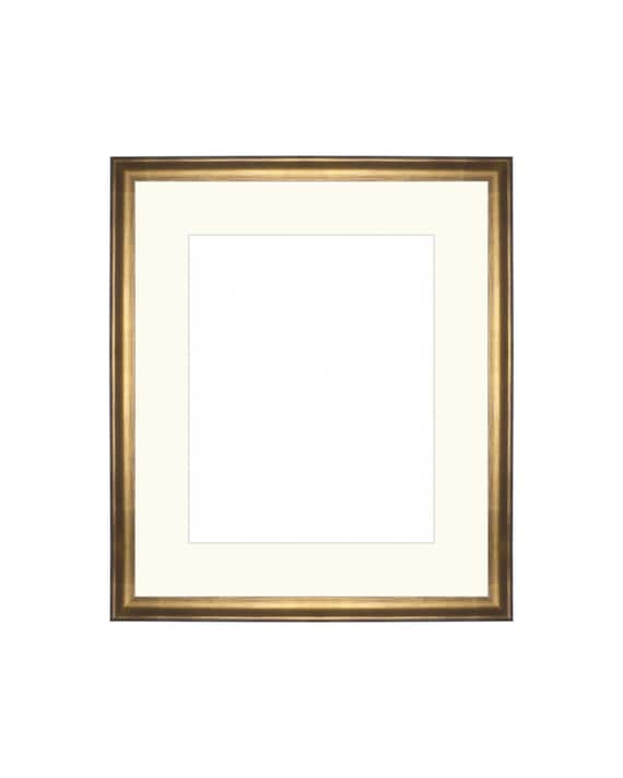 Muted Gold Frame. Contemporary Gold Frame 5x7. Gold Frame | Etsy