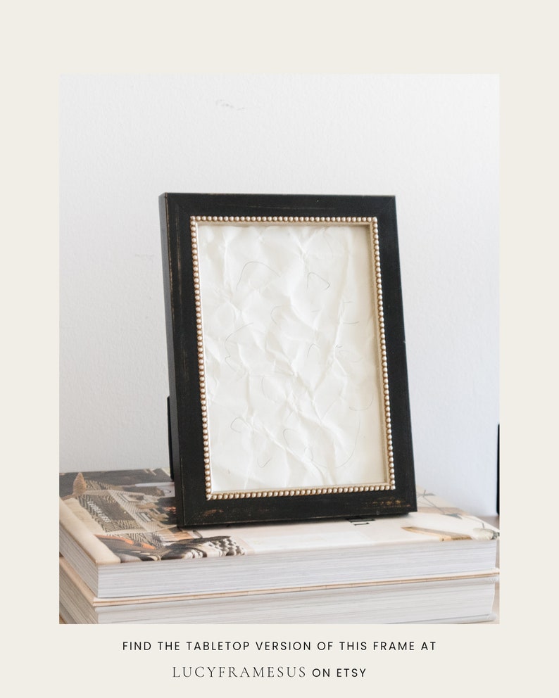 Black Silver Beaded Frame. Beaded Frames Art. Black and Silver Frame ...