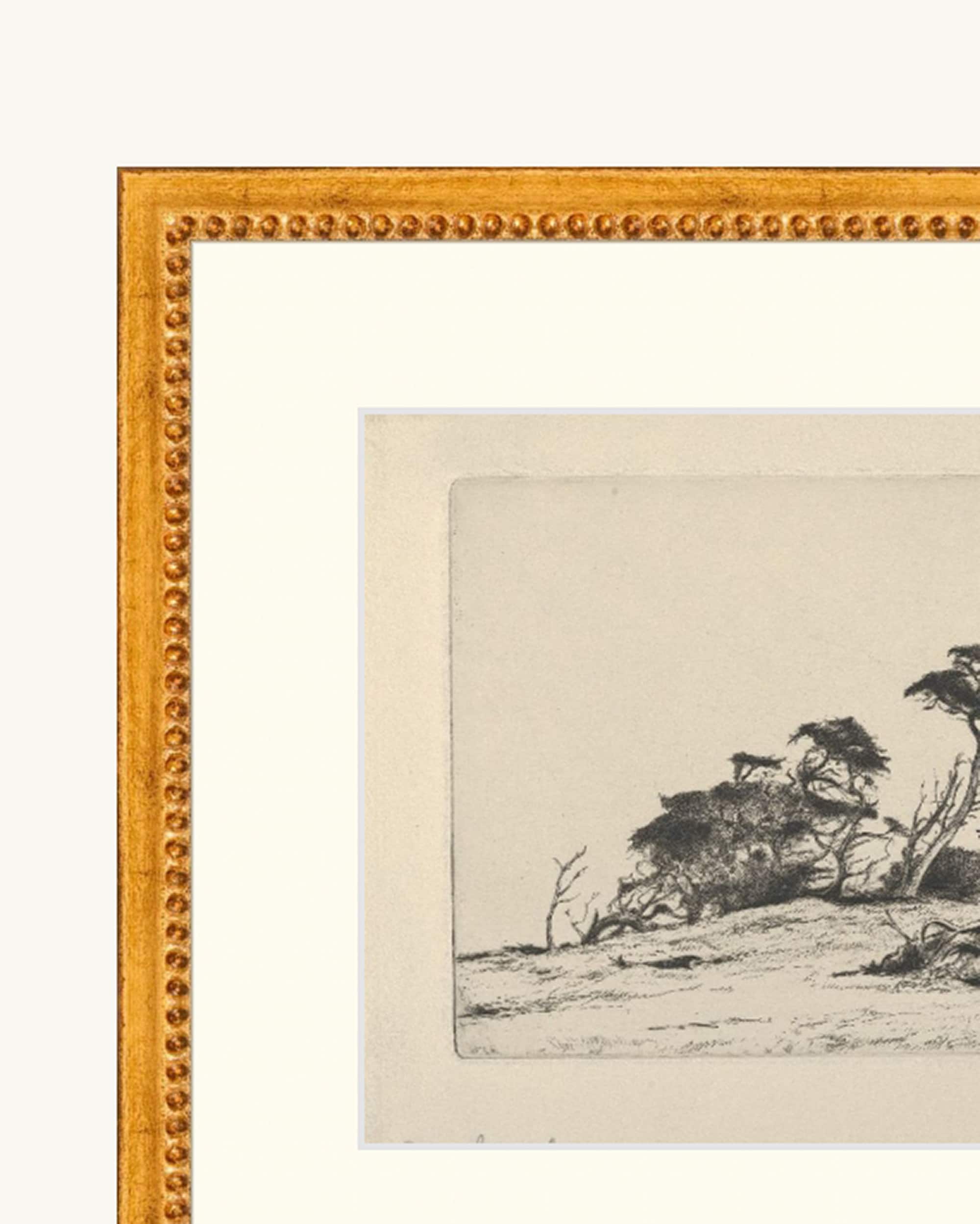 Gold Beaded Frame. Gold Frame Wall Art. Gold Frame 5x7. - Etsy