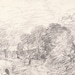 Promenade Drawing I | Landscape Drawing | Landscape Sketch Print ...