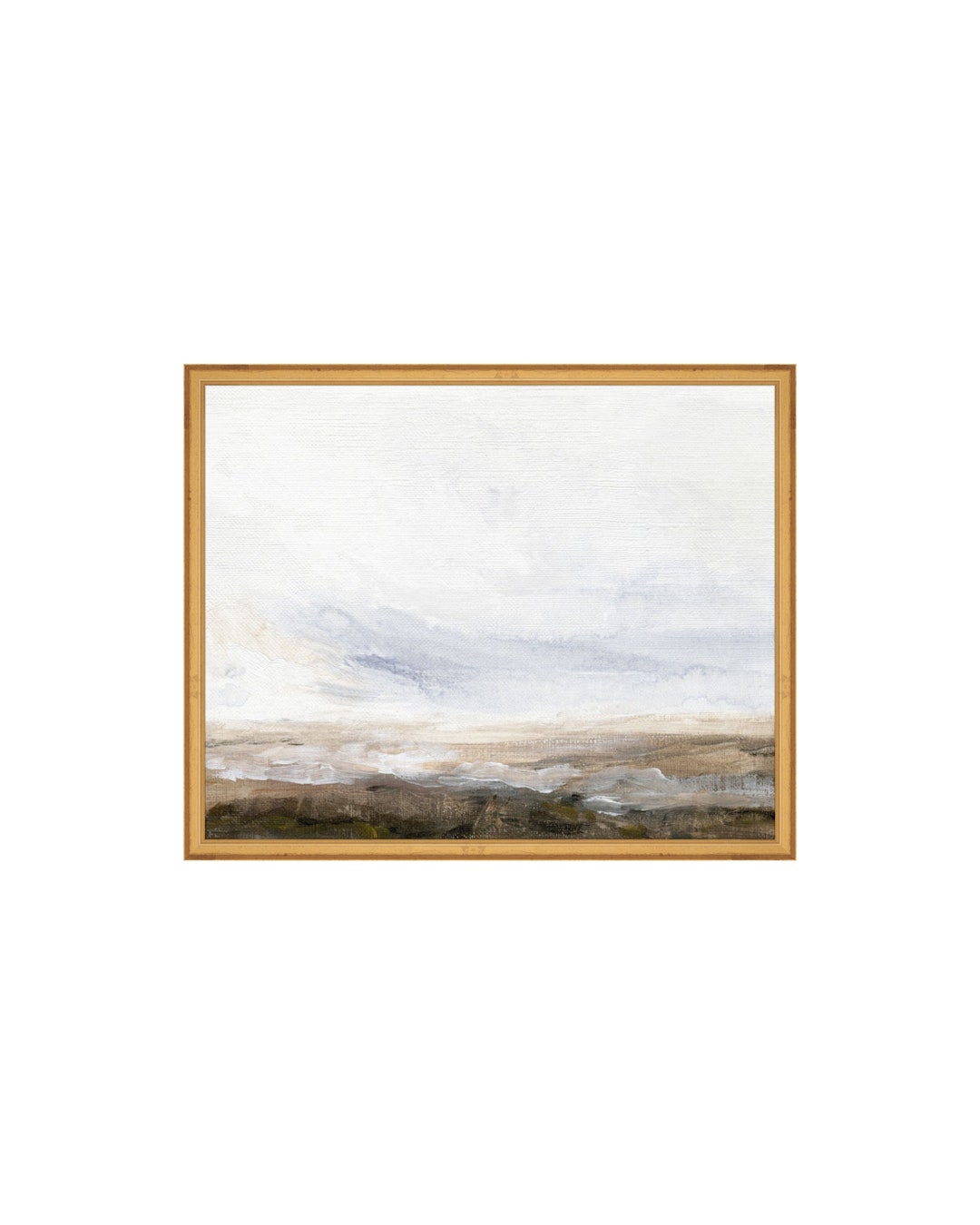 FRAMED. DUNES. Rust Abstract Landscape. Blue and Brown Abstract Art. - Etsy