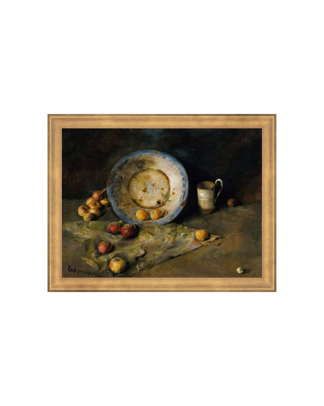 FRAMED. Vintage Still Life. Still Life Painting Vintage. Vintage Framed ...