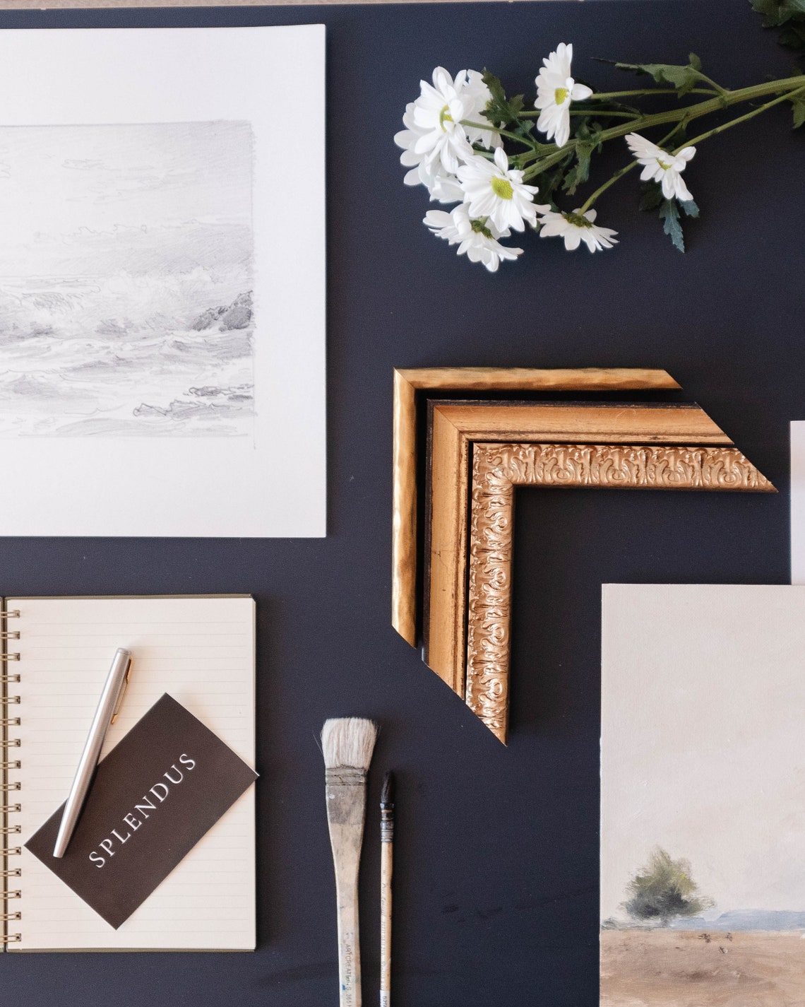 Gold Textured Frame. Gold Picture Frame Large.gold Frame - Etsy