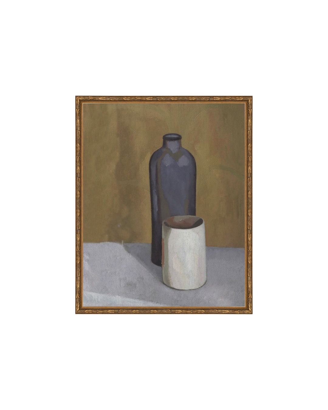 FRAMED. Still Life Vases. Framed Still Life Painting. Vases Painting ...