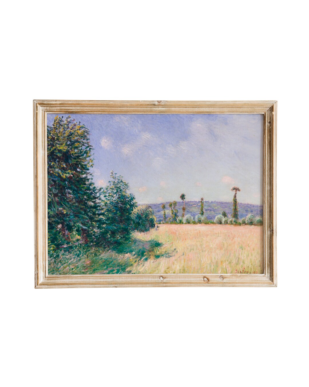 Landscape Painting Art Printed. Spring Decor Wall Art. Contemporary ...