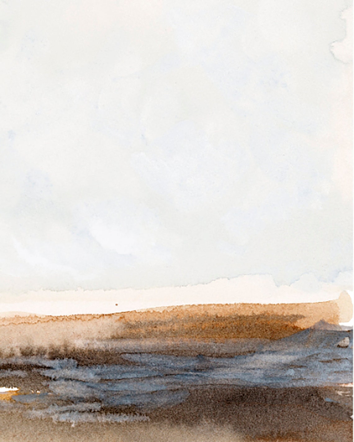 Rust Landscape Set of Two. Rust and Brown Modern Landscape Set - Etsy