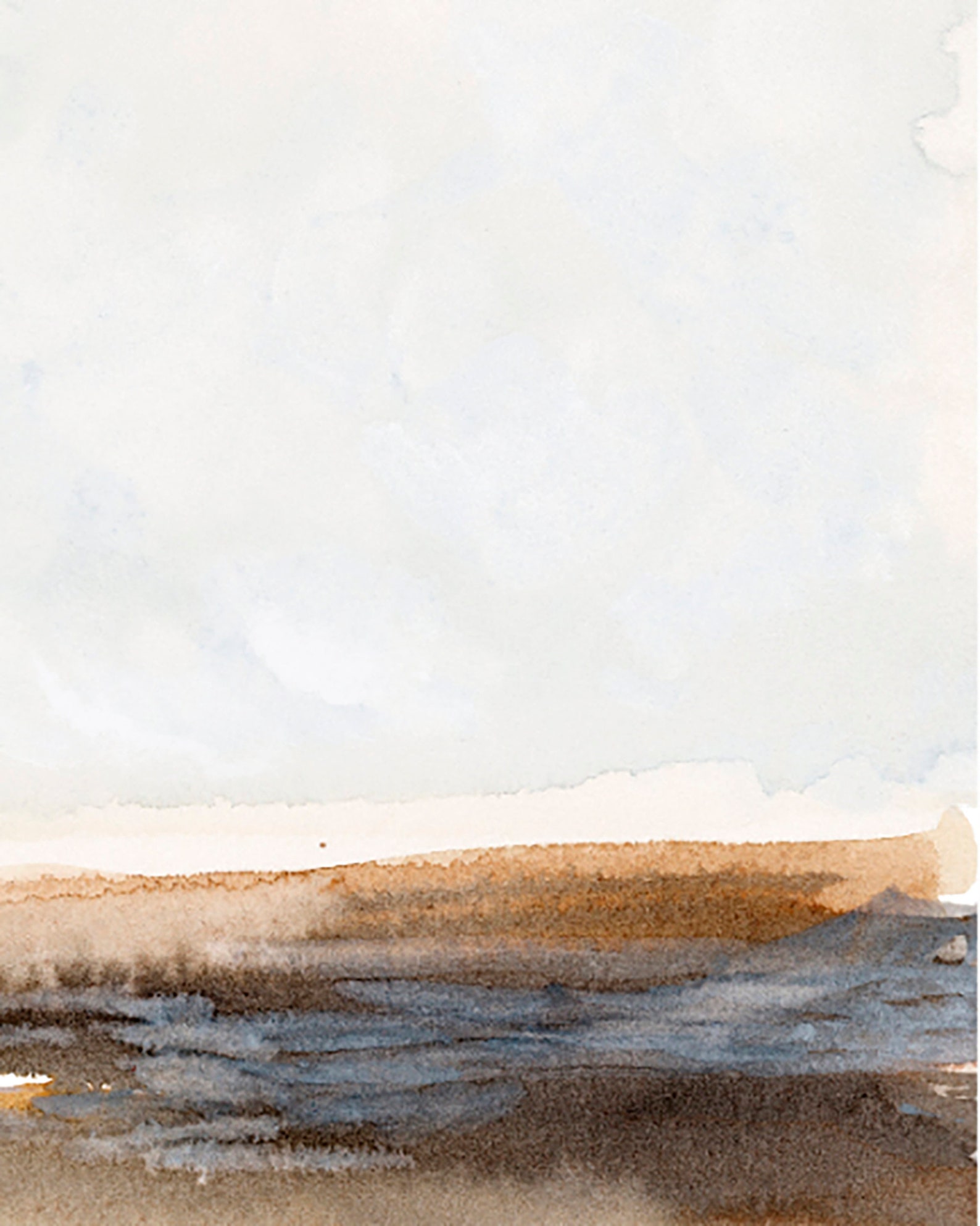 Rust Landscape Set of Two. Rust and Brown Modern Landscape Set - Etsy