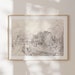 Promenade Drawing I | Landscape Drawing | Landscape Sketch Print ...