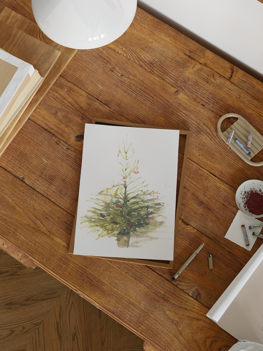 DIGITAL PRINT Christmas Tree | Digital Christmas Art | Digital ...