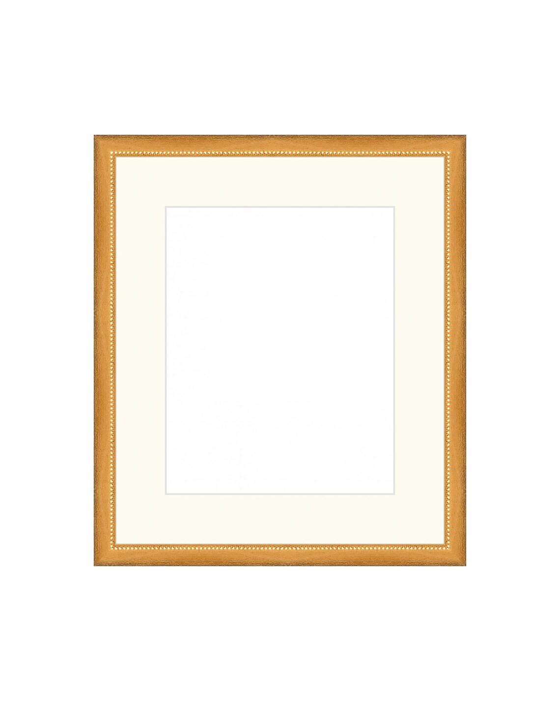 Gold Thin Beaded Frame. Gold Frame Wall Art. Gold Frame 8x10. - Etsy