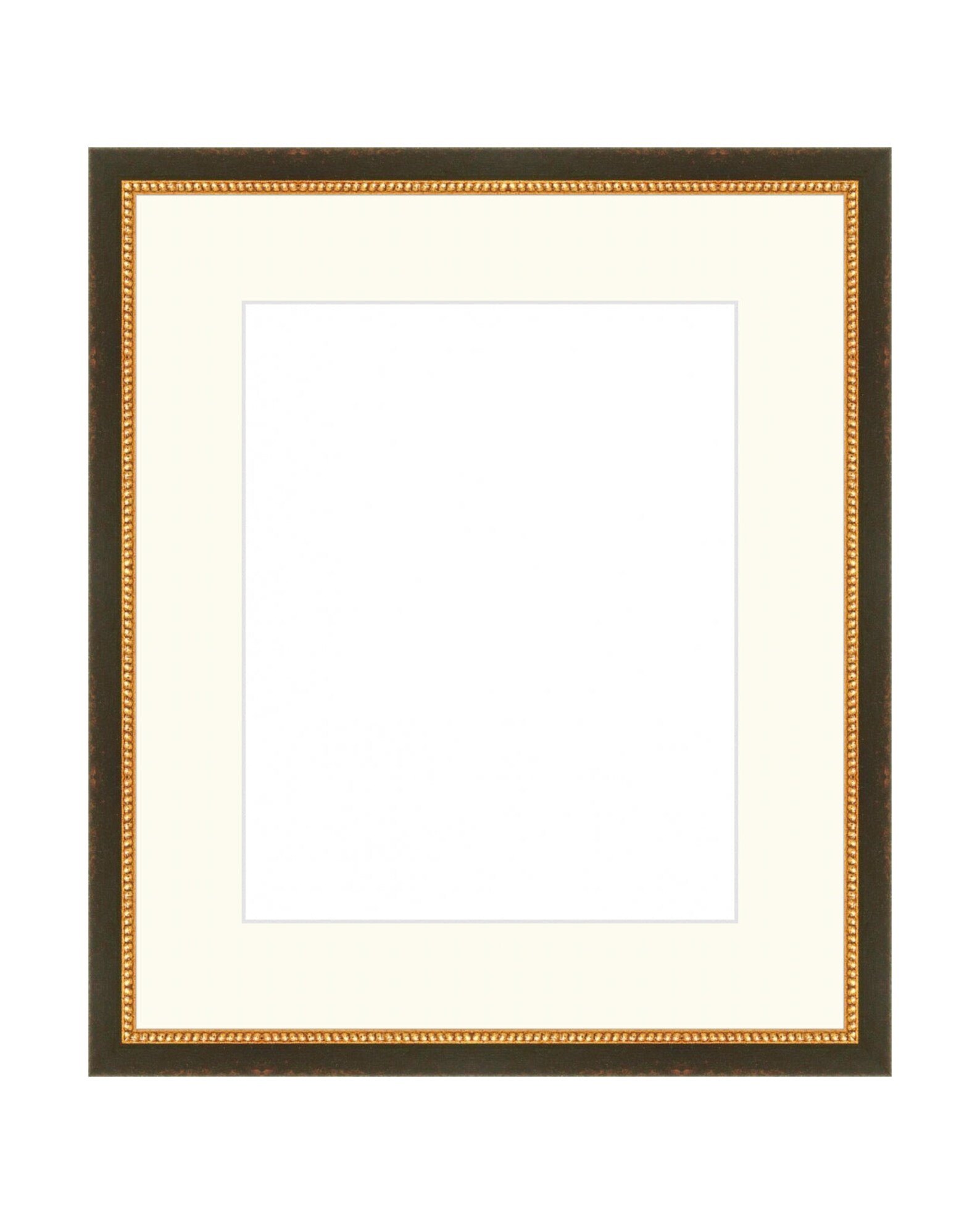 Black and Gold Beaded. Picture Frame Custom Sizes. Custom Frames for ...