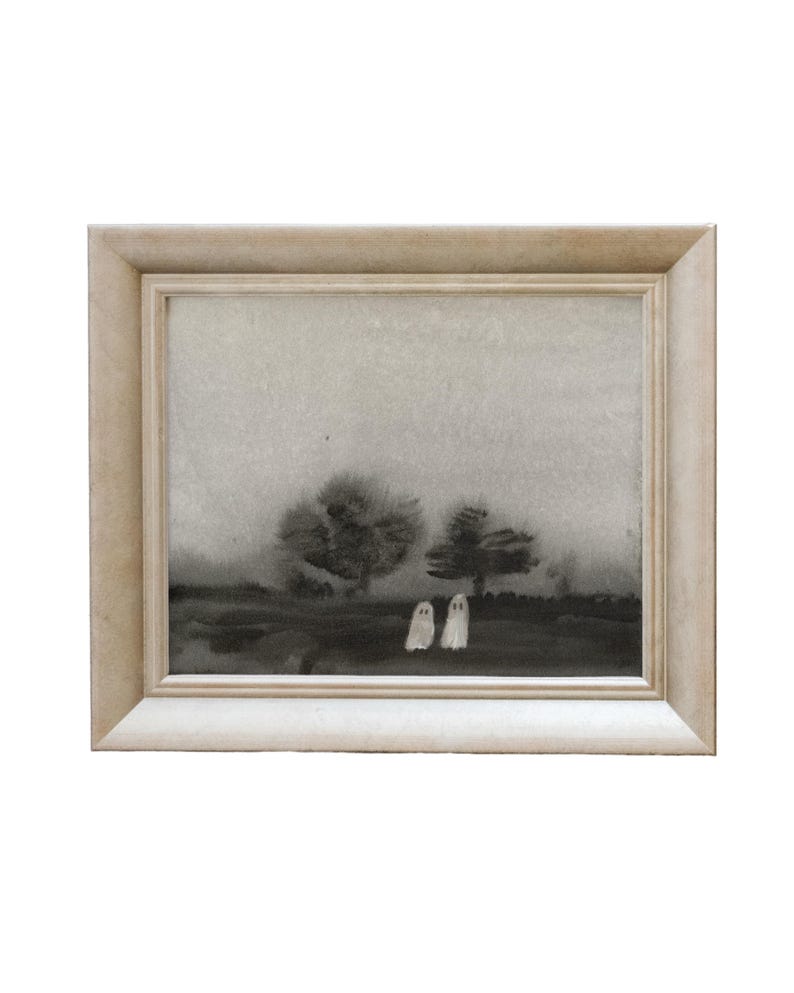 Ghosts in the Meadow, HALLOWEEN Digital Download, Printable Artwork ...
