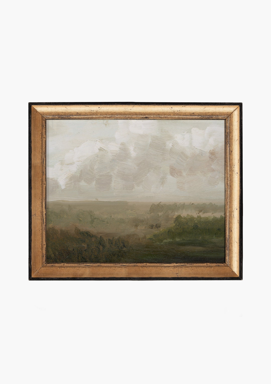 Moody Prairie. Pasture Oil Painting Print. Prairie Art Print. Oil ...