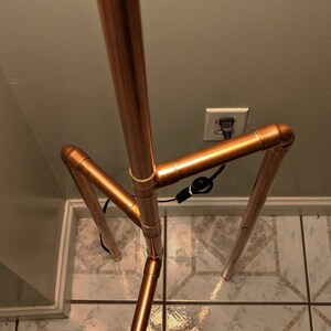 Recycled Copper Pipe Floor Lamp - Etsy
