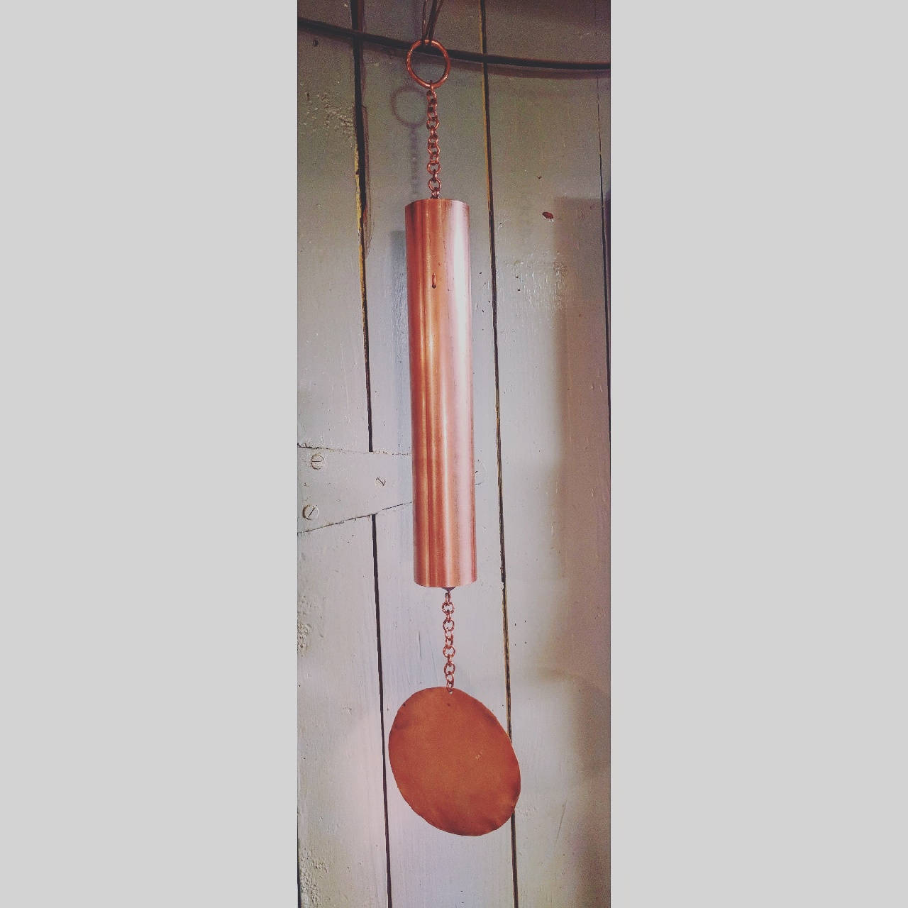 2" Solitare Reclaimed Copper Wind Chime - Etsy