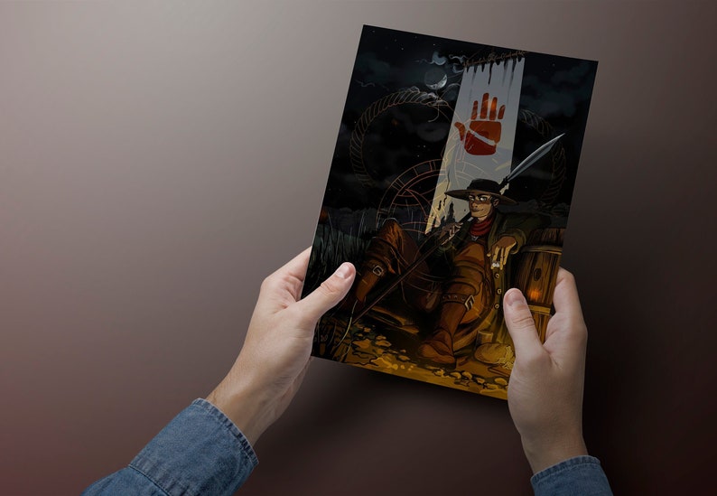 Mat Cauthon Original Art Print of Wheel of Time Character - Etsy