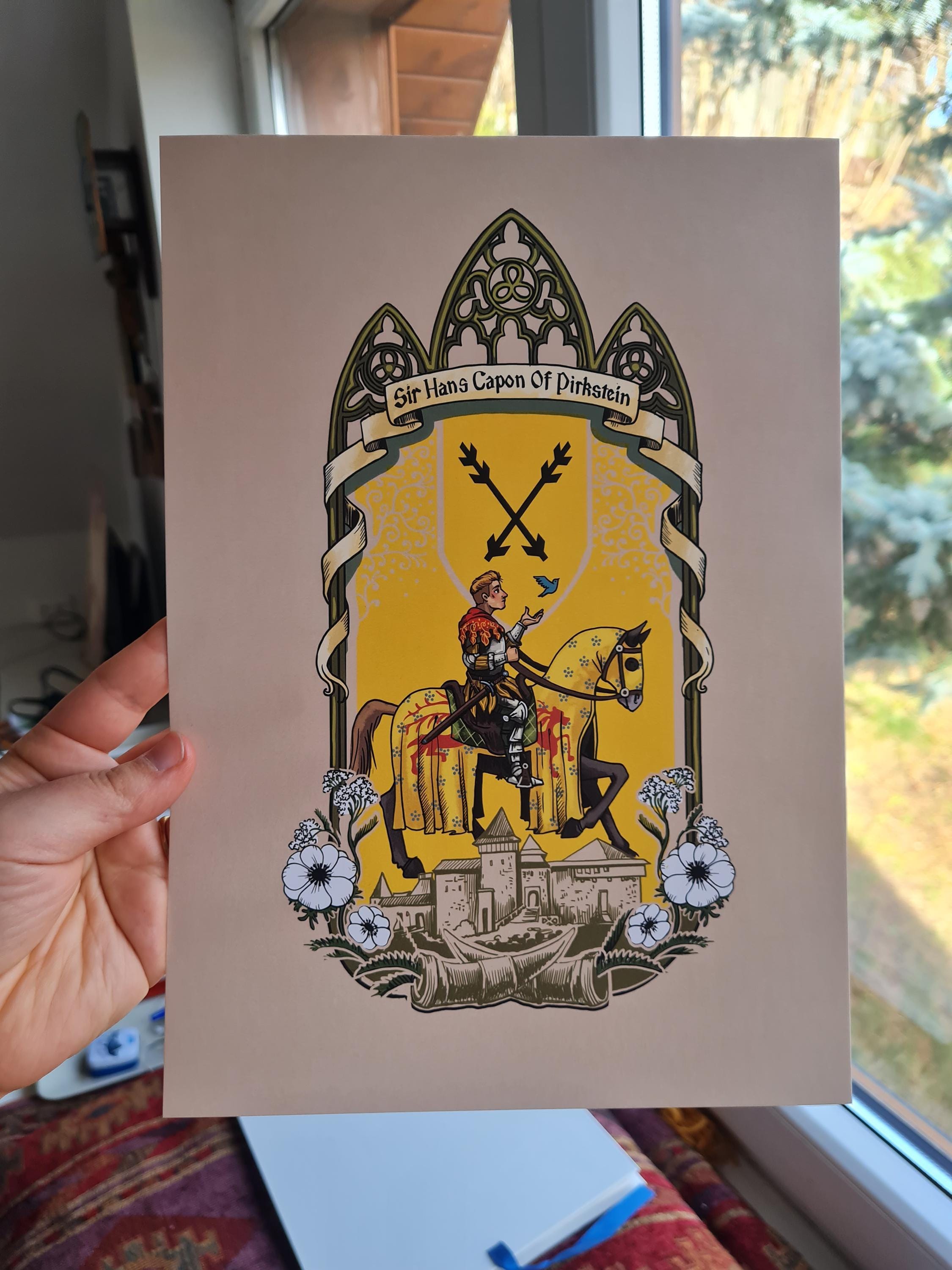 Hans Capon of Pirkstein, Original Art Print - Etsy