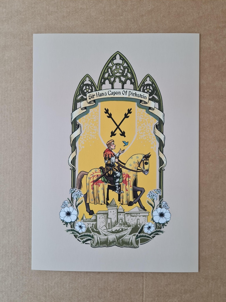 Hans Capon of Pirkstein, Original Art Print - Etsy