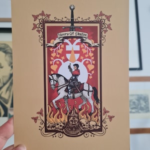 Henry of Skalitz, Original Art Print - Etsy