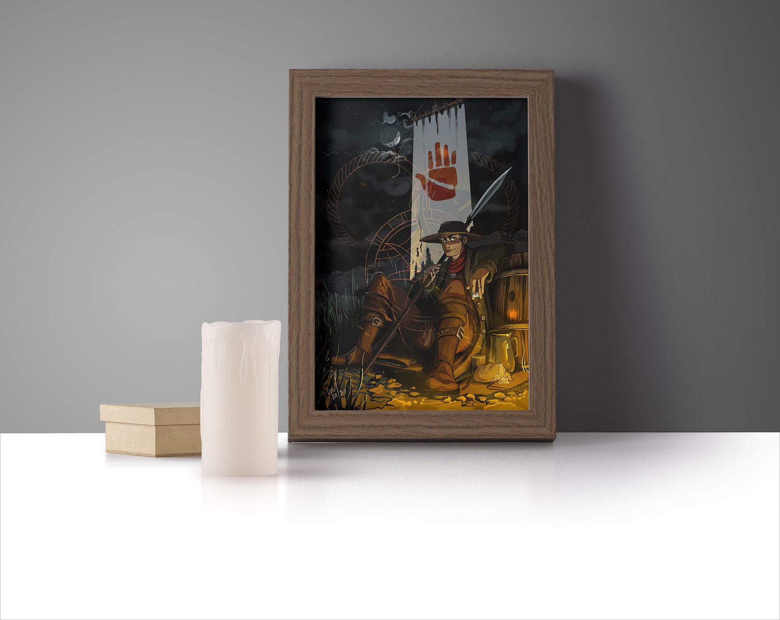 Mat Cauthon Original Art Print of Wheel of Time Character - Etsy