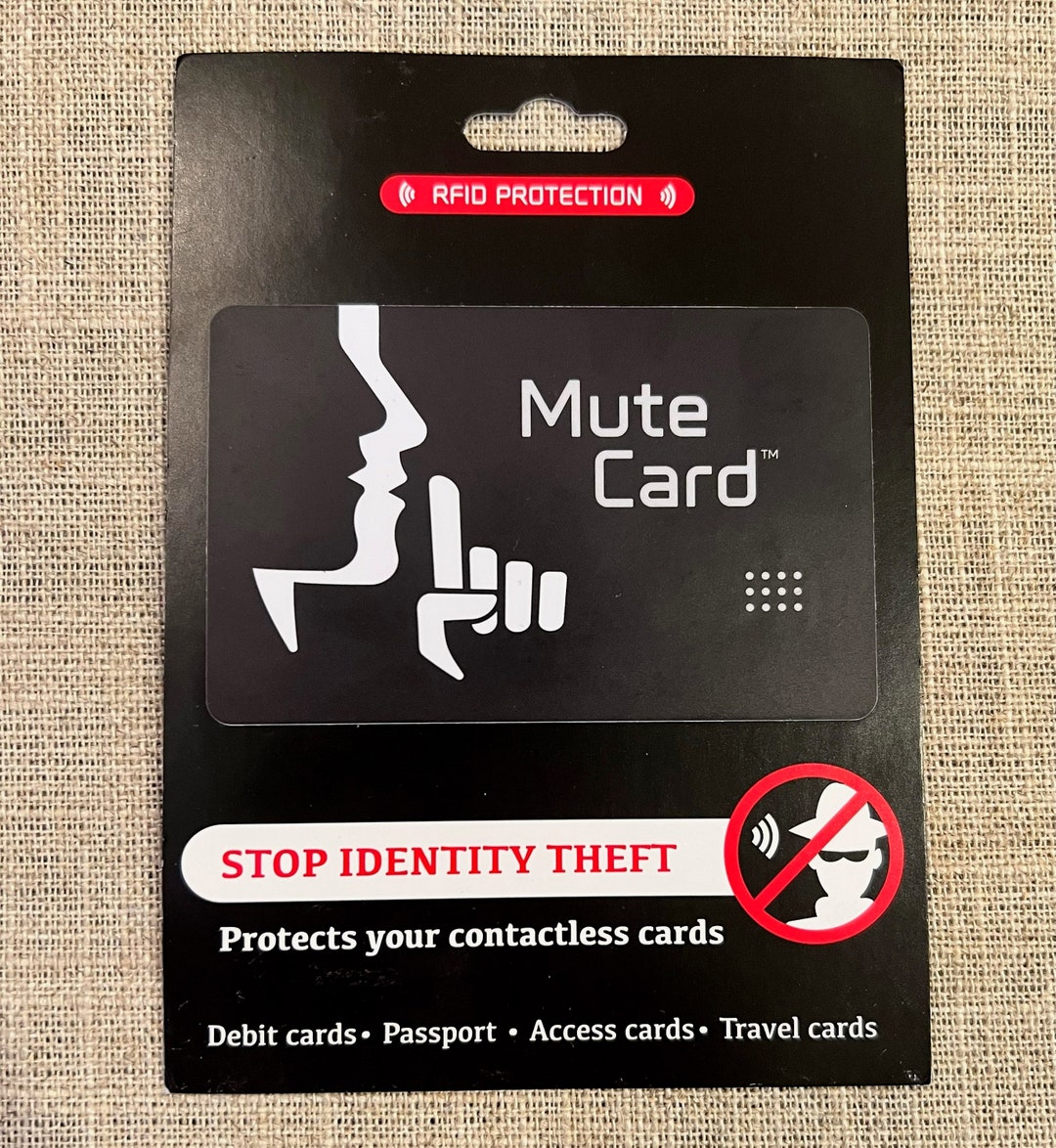 RFID Blocking Card, Mute Card, Travel Gift, Passport Protection Card ...