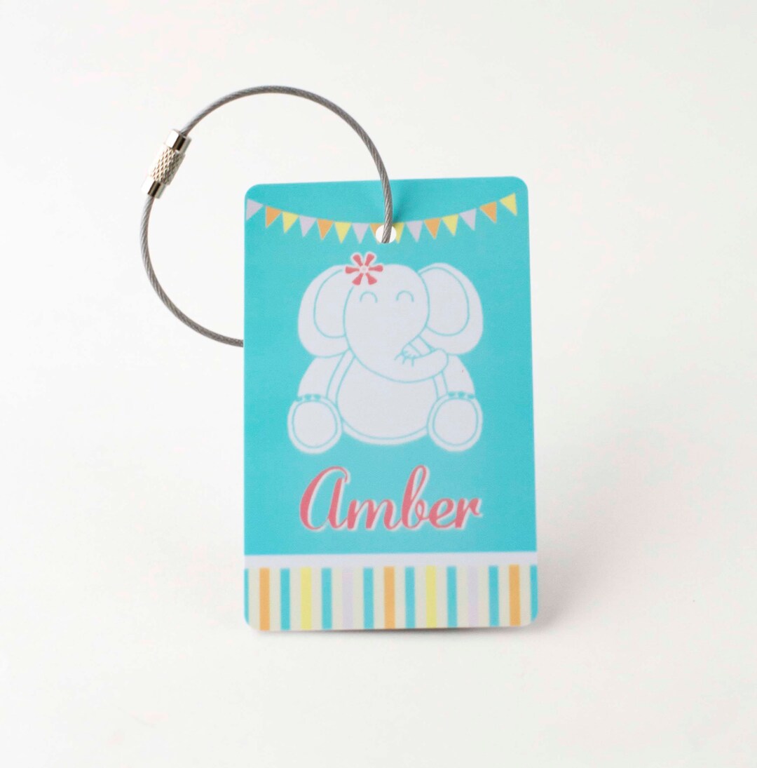 Personalized Diaper Bag Tag FREE SHIPPING, Luggage Tag, Kid Luggage Tag ...