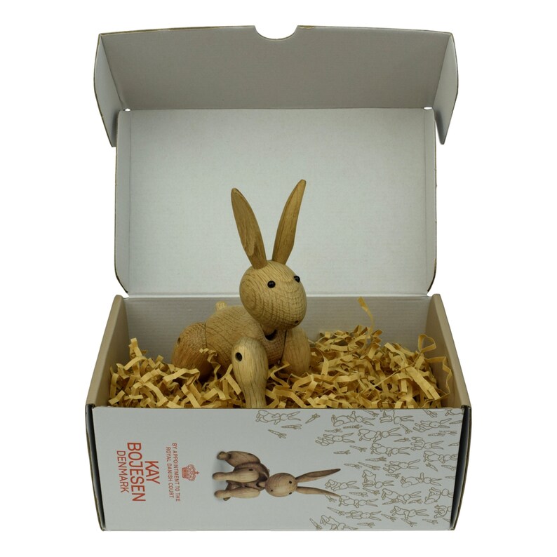 New oak rabbit by Kay Bojesen produced in Denmark by Kay | Etsy