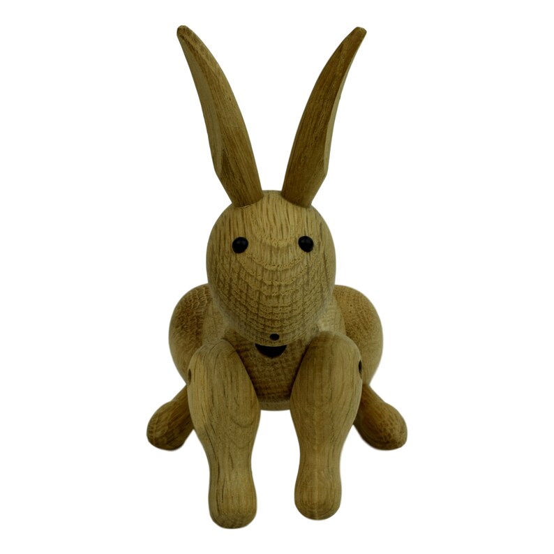 New oak rabbit by Kay Bojesen produced in Denmark by Kay | Etsy
