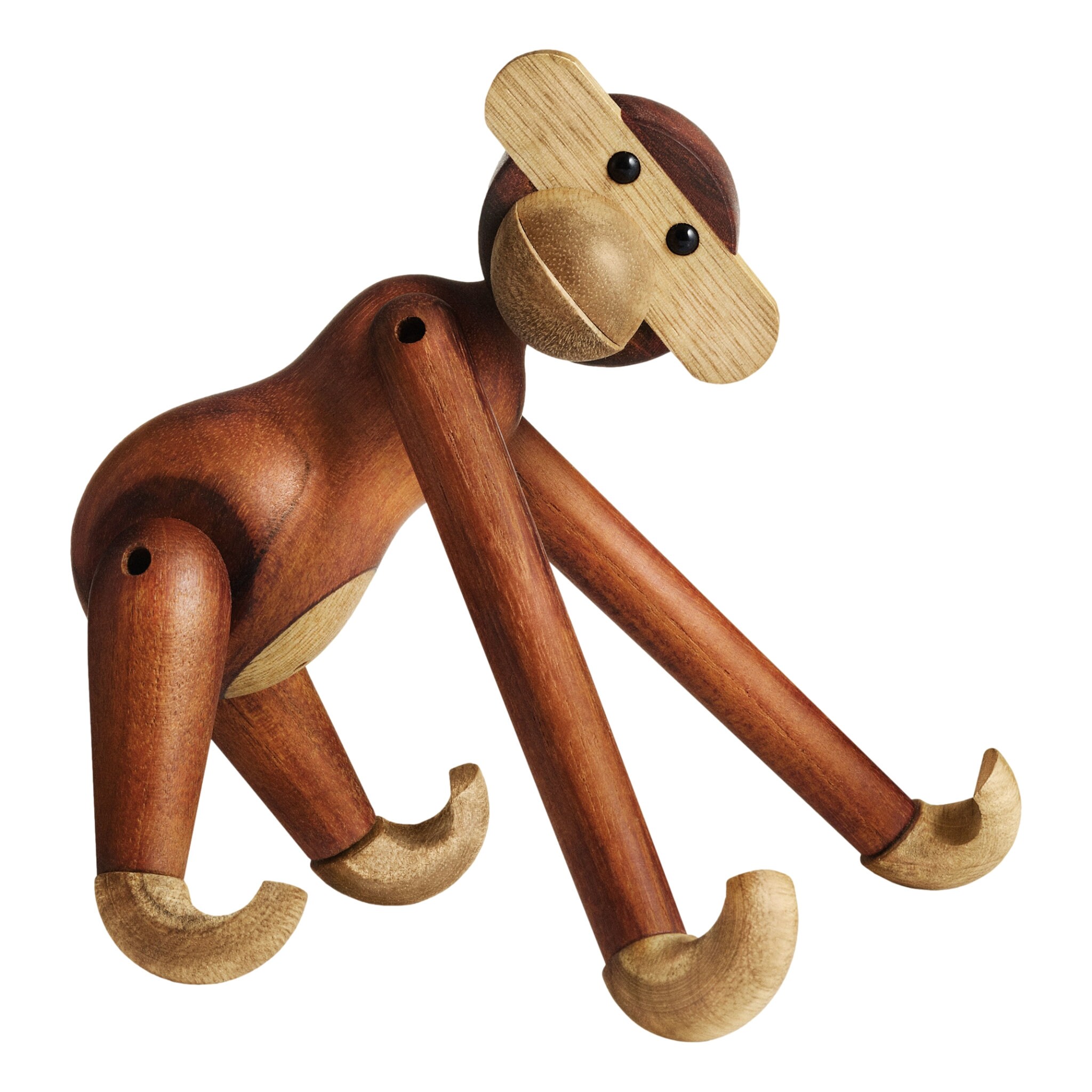 New Teak and Limba Monkey by Kay Bojesen Produced in Denmark - Etsy