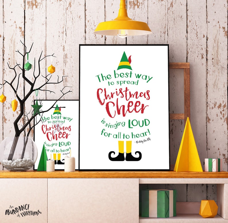 Elf the Movie - the Best Way to Spread Christmas Cheer is Singing Loud ...