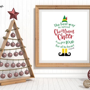 Elf the Movie - the Best Way to Spread Christmas Cheer is Singing Loud ...