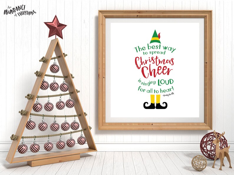 Elf the Movie the Best Way to Spread Christmas Cheer is - Etsy