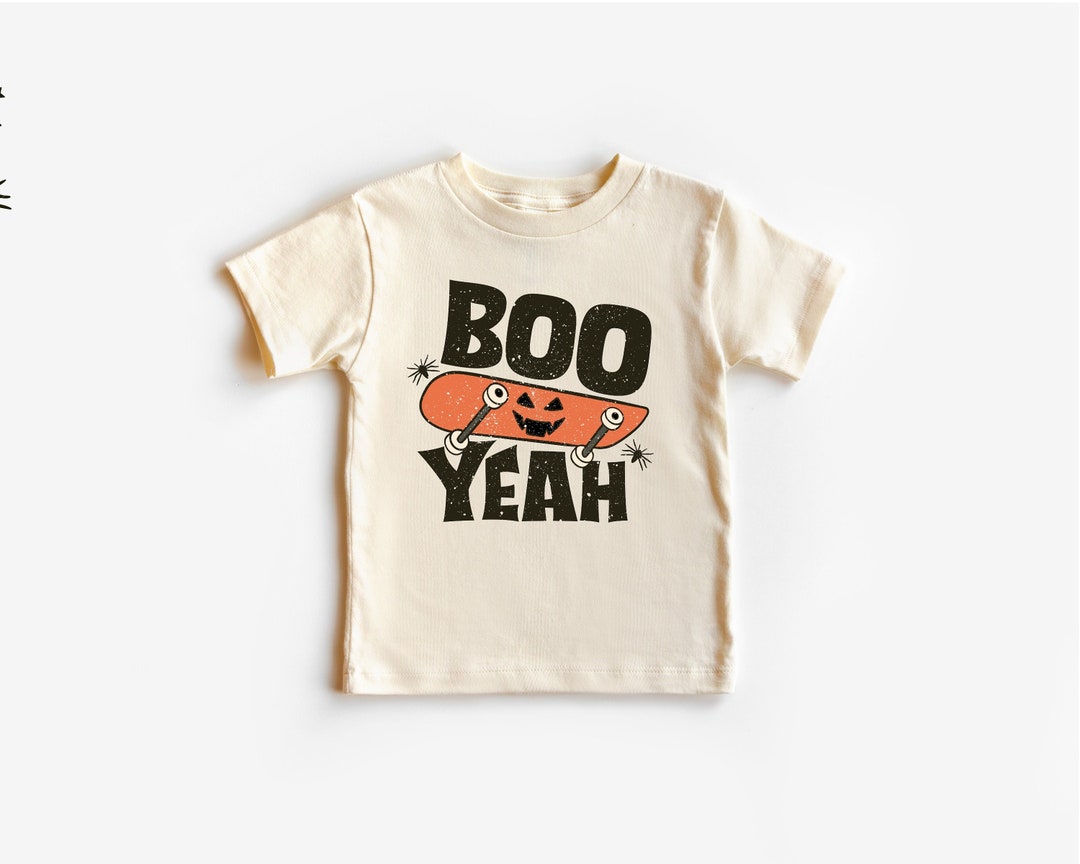 Toddler Infant Kid Retro Halloween Shirt, Funny Boo Yeah, Boho, Sibling ...