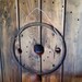 Recycled Wooden Wire Spool Wall Clock 32 in Nautical - Etsy